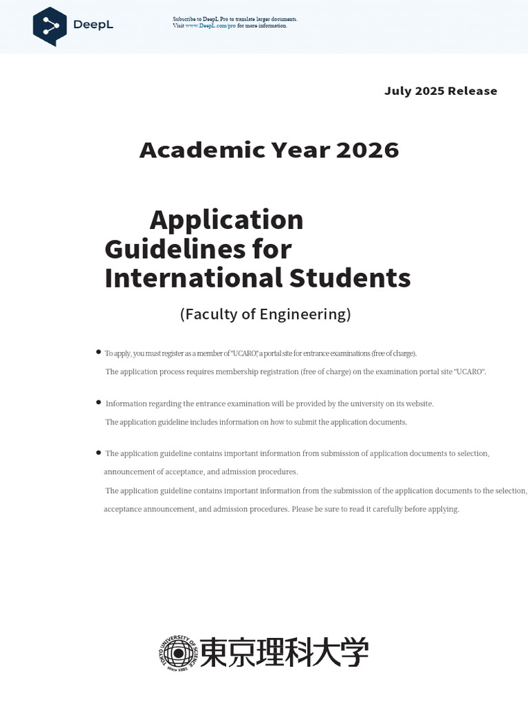 International Student Application Guide | PDF | Engineering | Knowledge