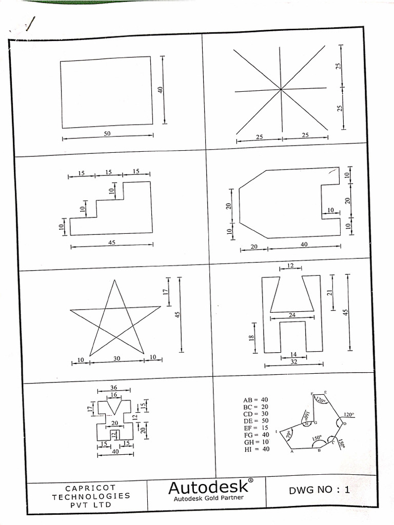 Autocad Better Quality Lab Manual | PDF