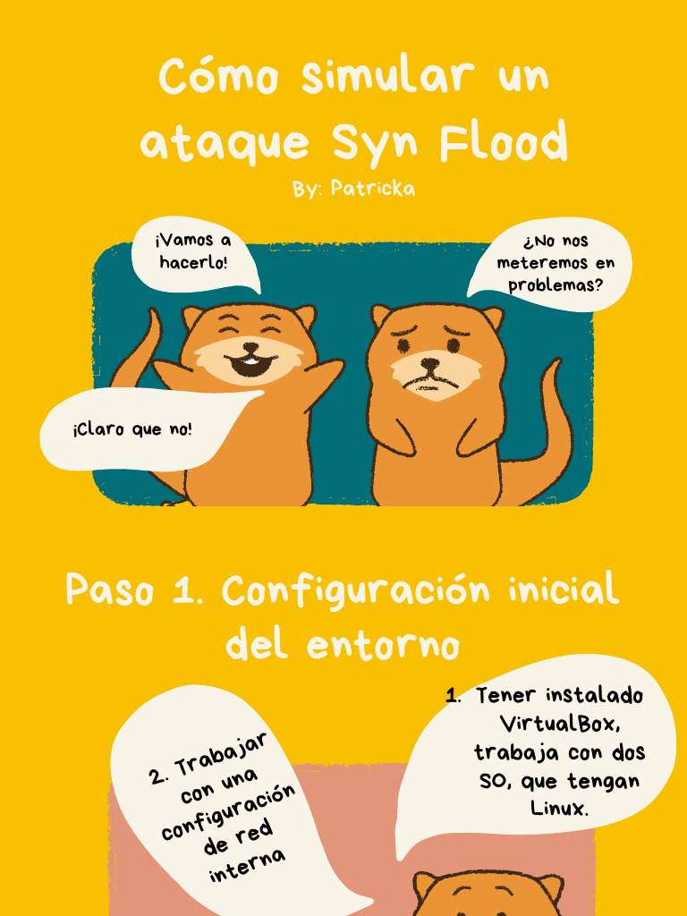 Simulaci N Ataque Syn Flood Con Nutrias 1747083731 | PDF