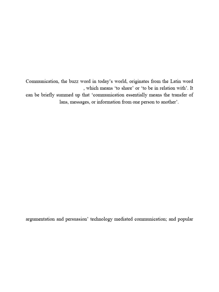 Basics of Communication and Communication Skills - 230701 - 002242 ...