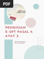 Panduan eSPT PPh Pasal 4(2) | PDF