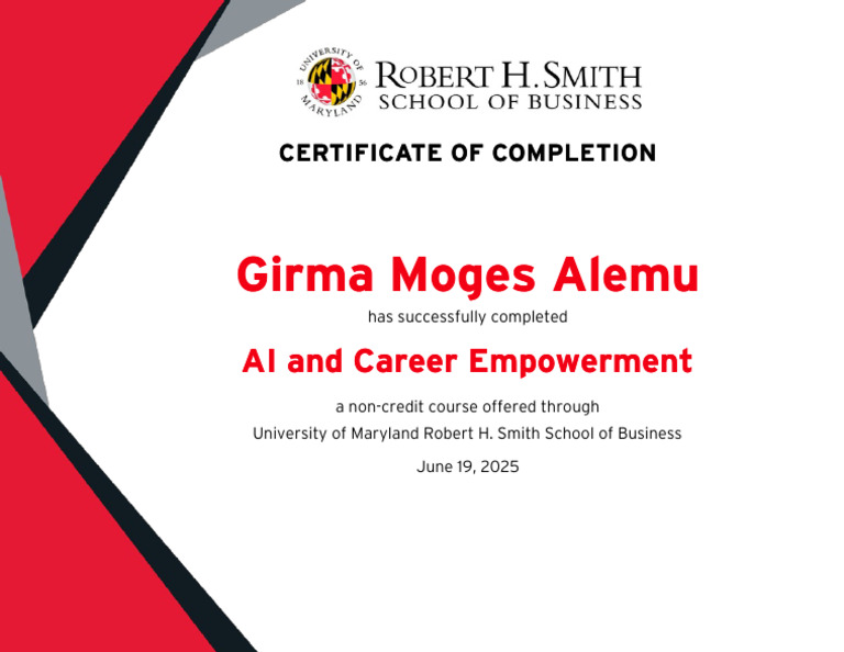 Ai and Career Empowerment Girma Moges Alemu | PDF