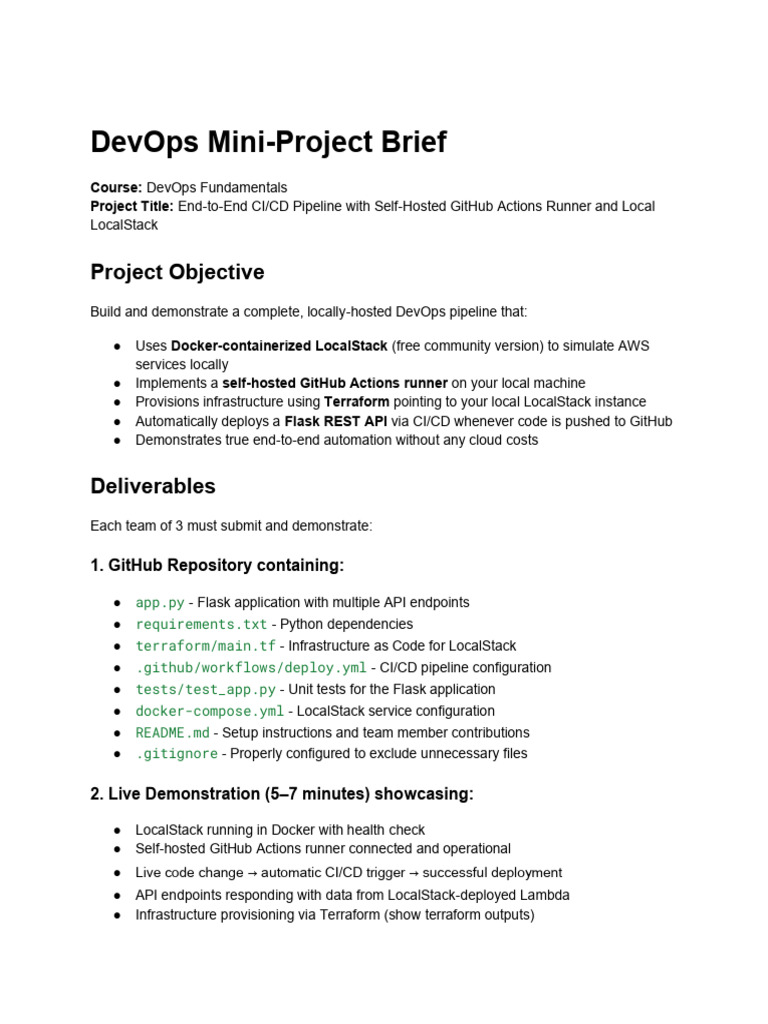 VESIT - DevOps - Mini Project Brief | PDF | Software Repository | Python (Programming Language)
