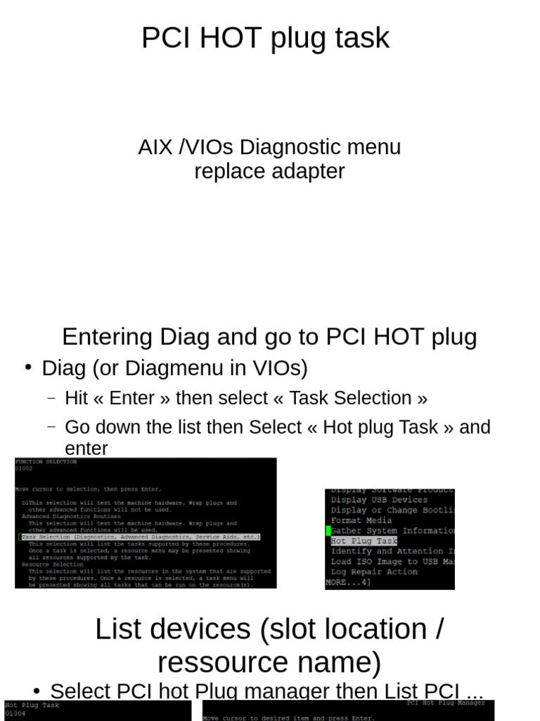 DIag-PCI Hot Plug | PDF