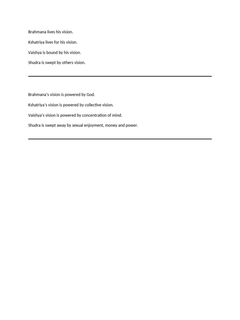 The Four Paths of Vision in Life | PDF