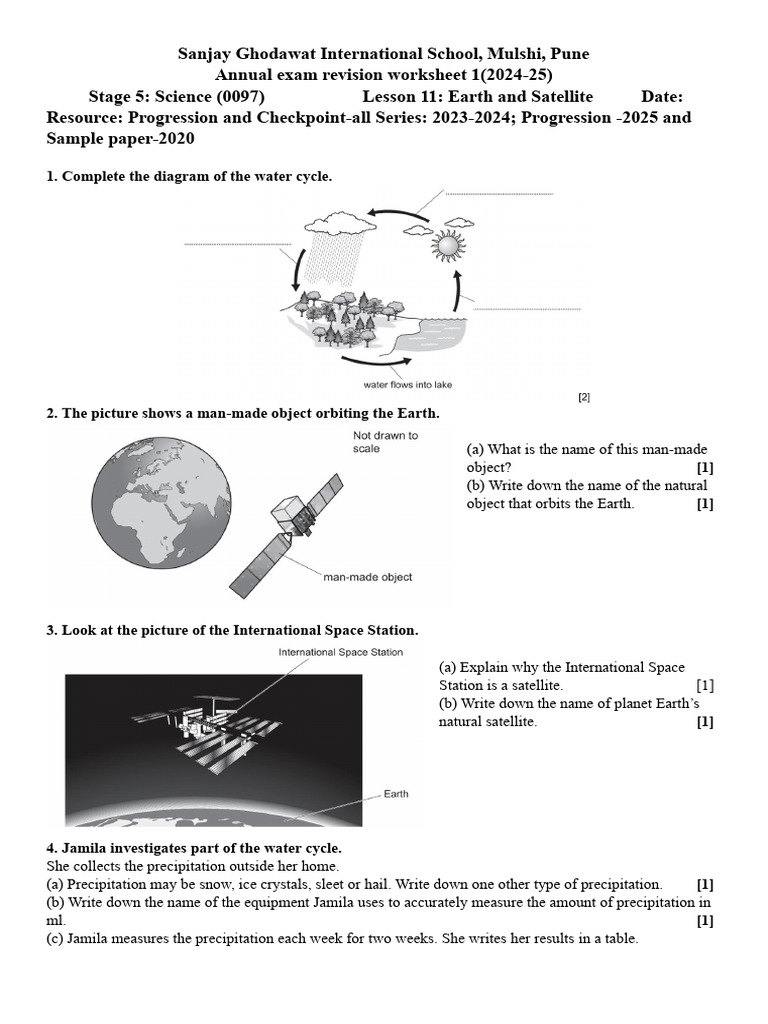 Lesson 11. Earth and Satellites | PDF | Earth | Moon