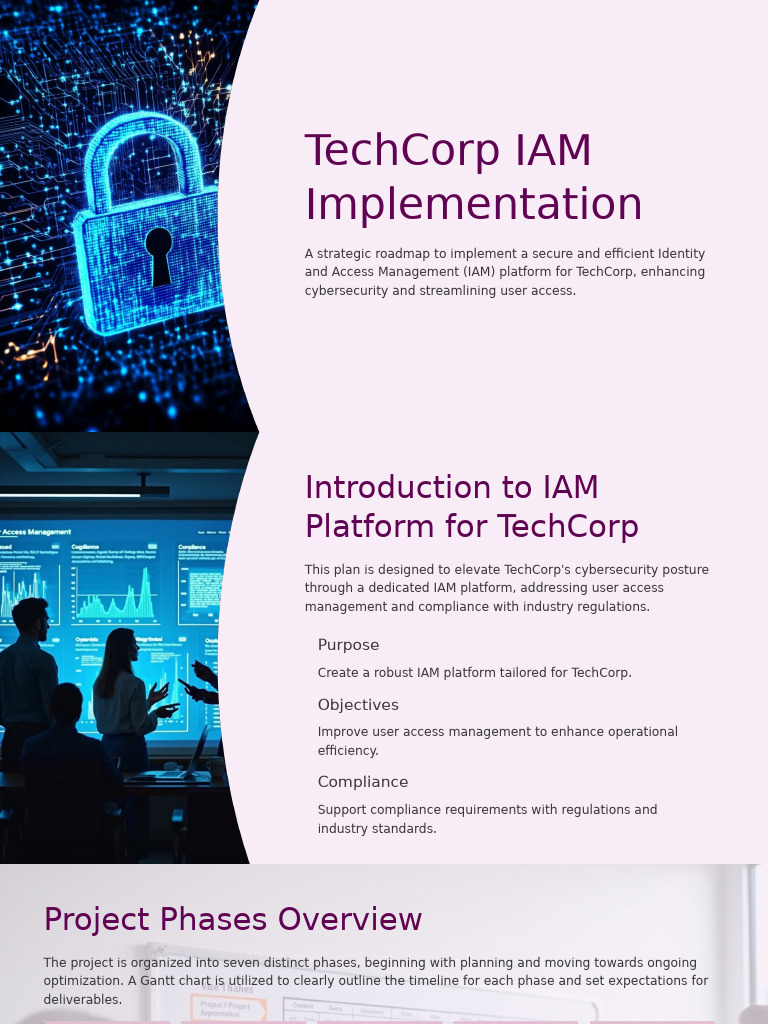 TechCorp IAM Implementation | PDF | Computing | Business