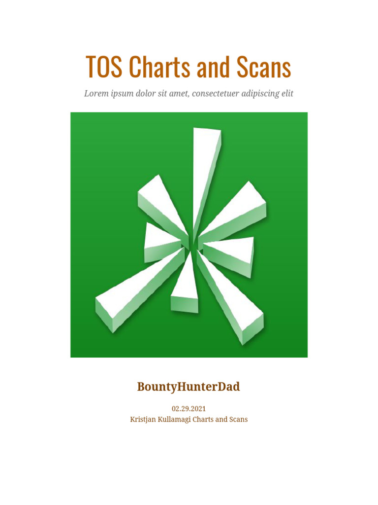 TOS Charting and Scanning Techniques | PDF | Moving Average