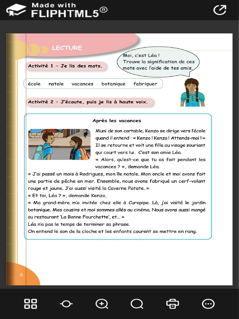 French Grade 3 Part 1 Pupil's Book | PDF
