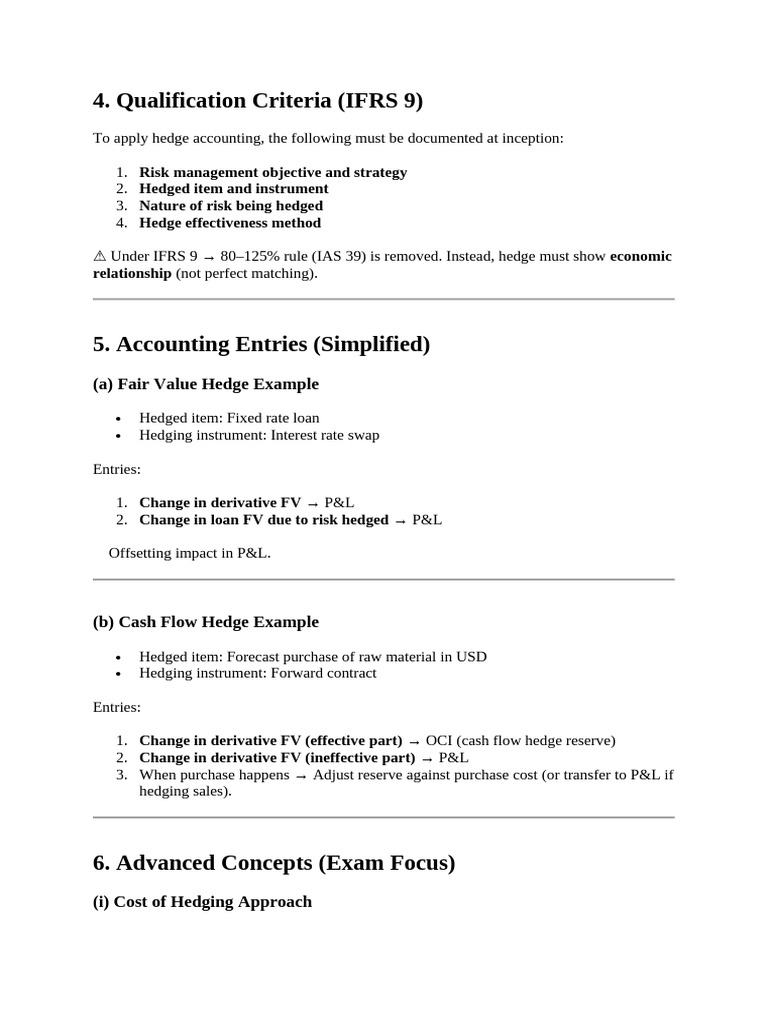 Hedge Accounting 1 | PDF
