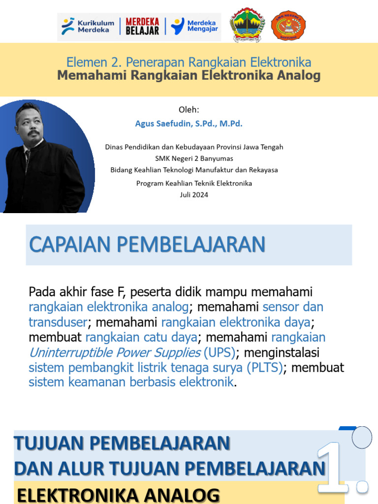 Penerapan Rangkaian Elektronika Analog | PDF