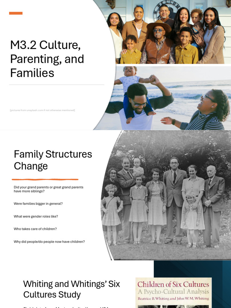 Slides - M3.2 Culture, Parenting, and Families | PDF | Parenting | Liberal Arts Education