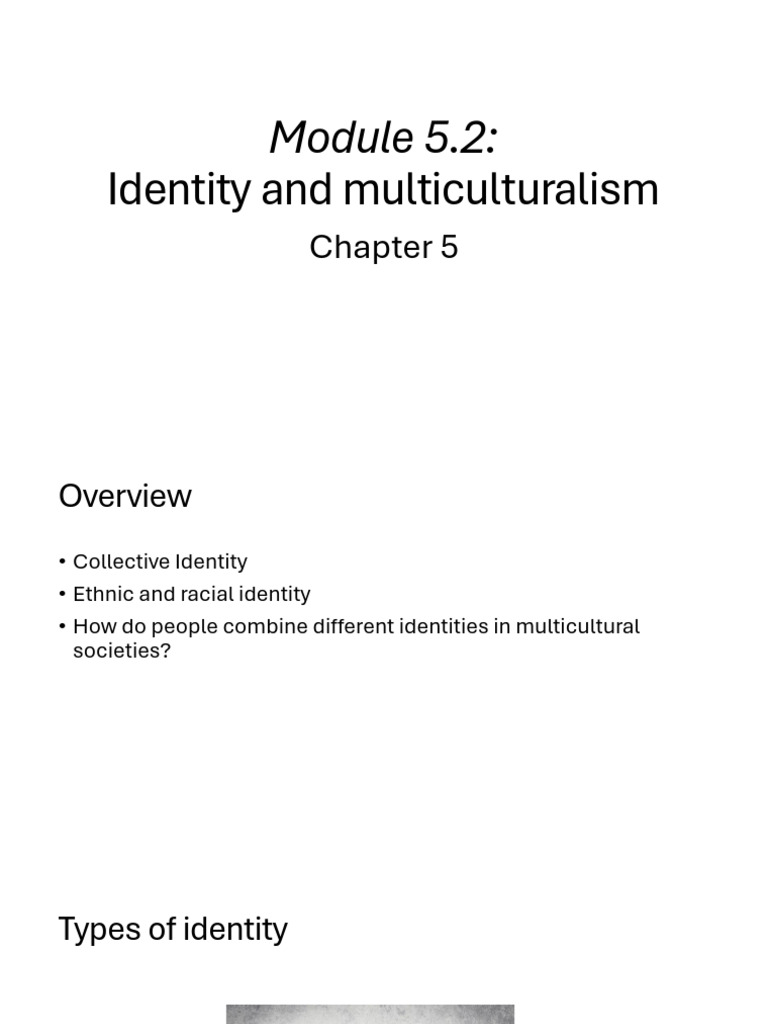 Slides - M5.2 Identity and Biculturalism | PDF | Race (Human ...