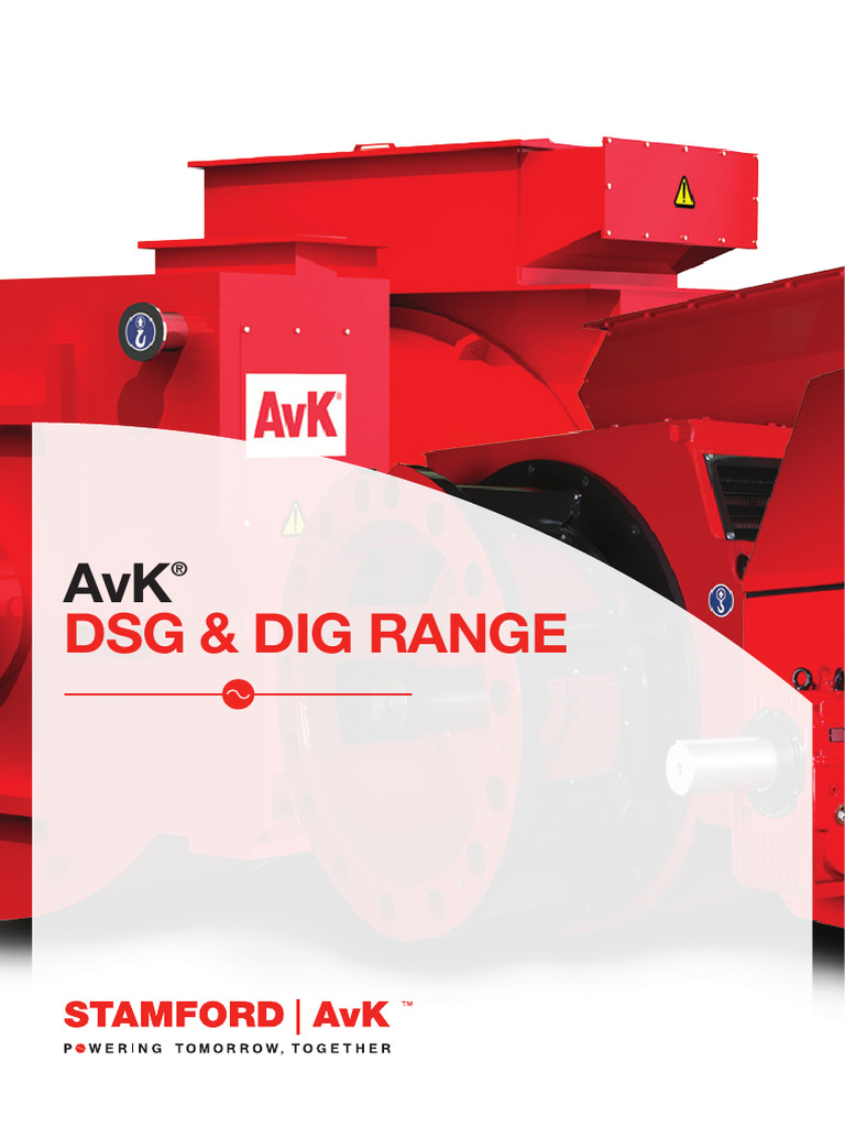 AvK Low, Medium, and High Voltage Alternators | PDF | Electricity ...