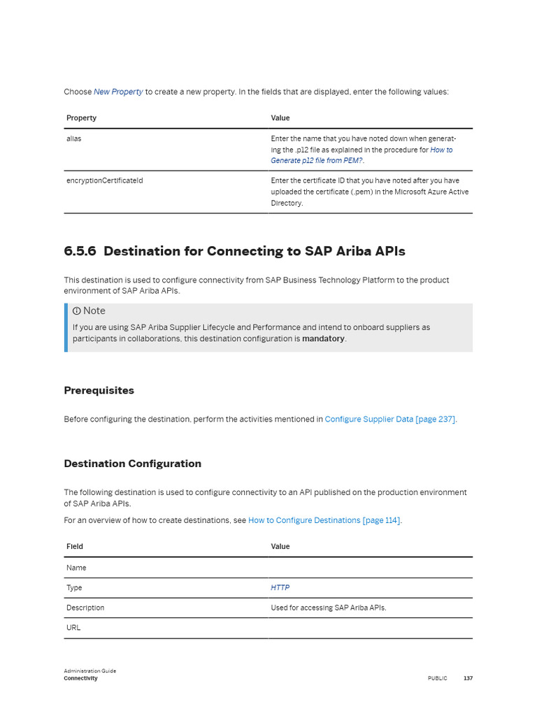 Configure SAP Ariba API Connectivity | PDF | Software | Computing