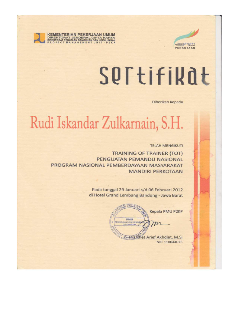 Sertifikat Compressed | PDF