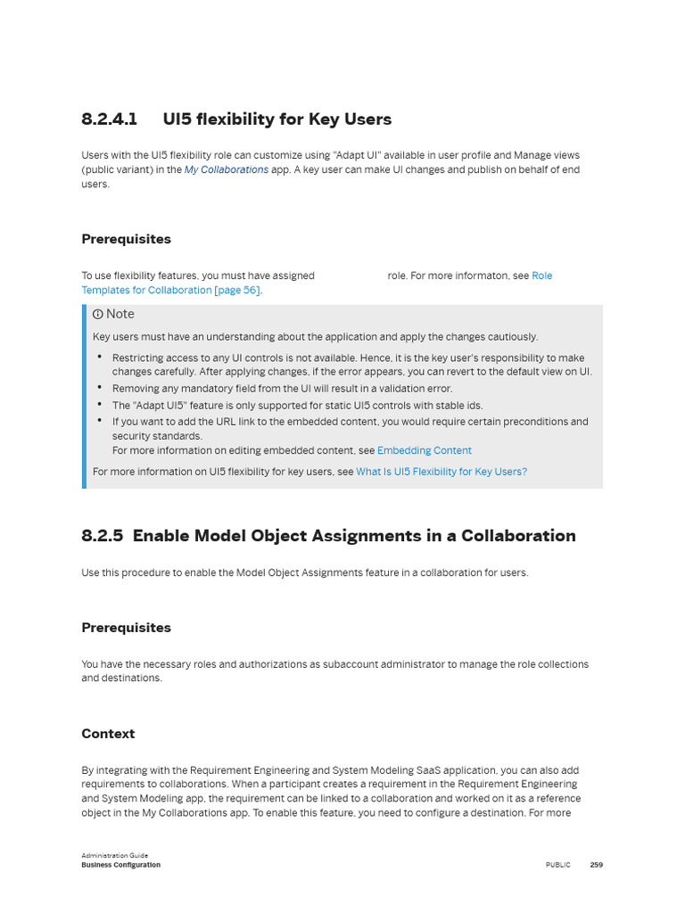 118 Enable Model Object Assignments in A Collaboration | PDF