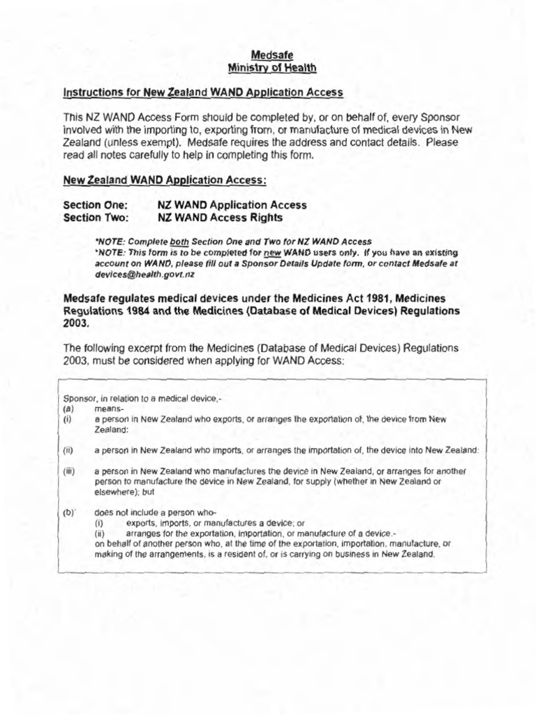 Application For WAND-scan | PDF | Medical Device | Password