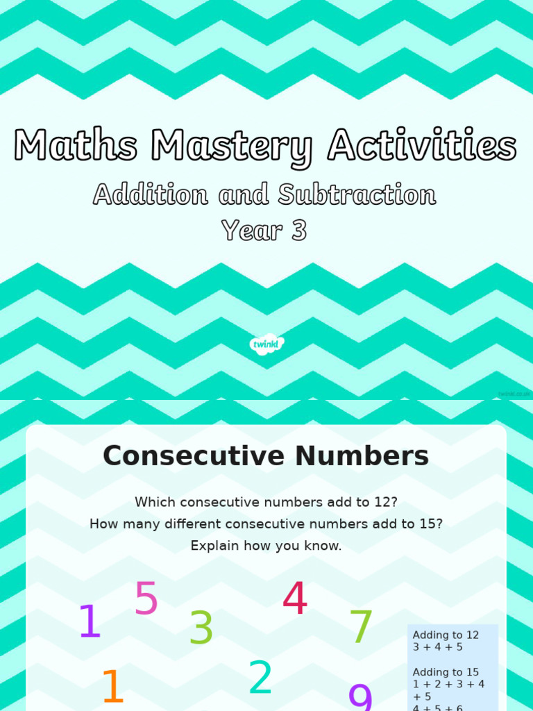 Grade 3 Addition & Subtraction Activities | PDF | Arithmetic | Mathematics