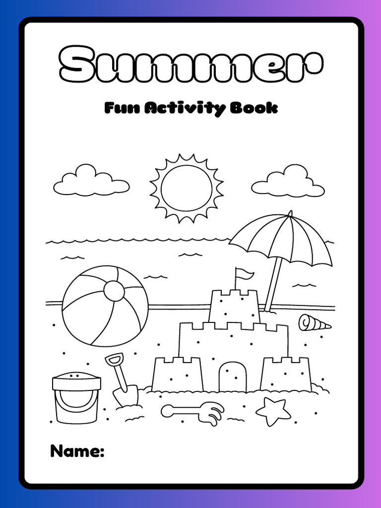 Summer Fun Activity | PDF