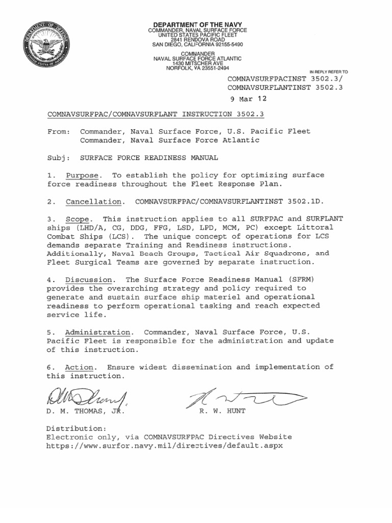 FRTP | PDF | United States Navy | Ships