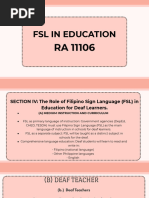 Training in Filipino Sign Language | PDF | Sign Language | Hand