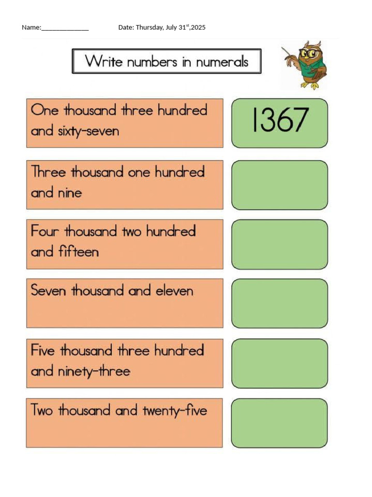 Addition Within 10000 | PDF