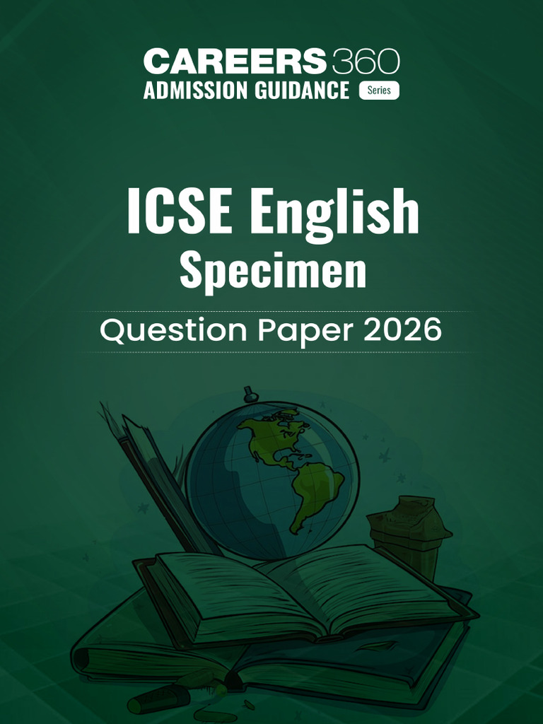ICSE 2026 English Language Specimen Paper | PDF