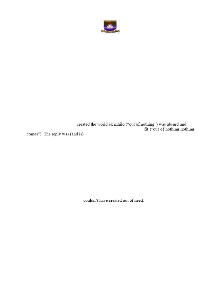 Creation and Evolution Class | PDF | Genesis Creation Narrative ...