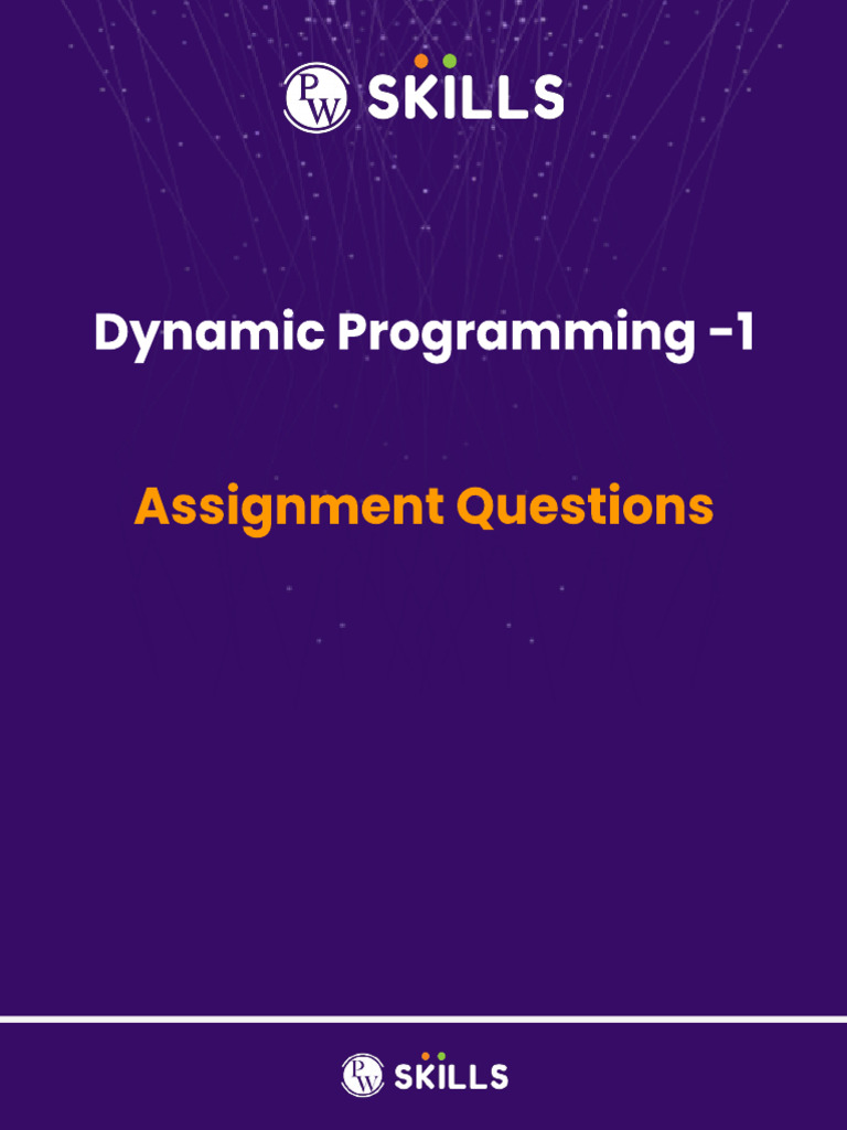 Dynamic Programming - 1 | PDF