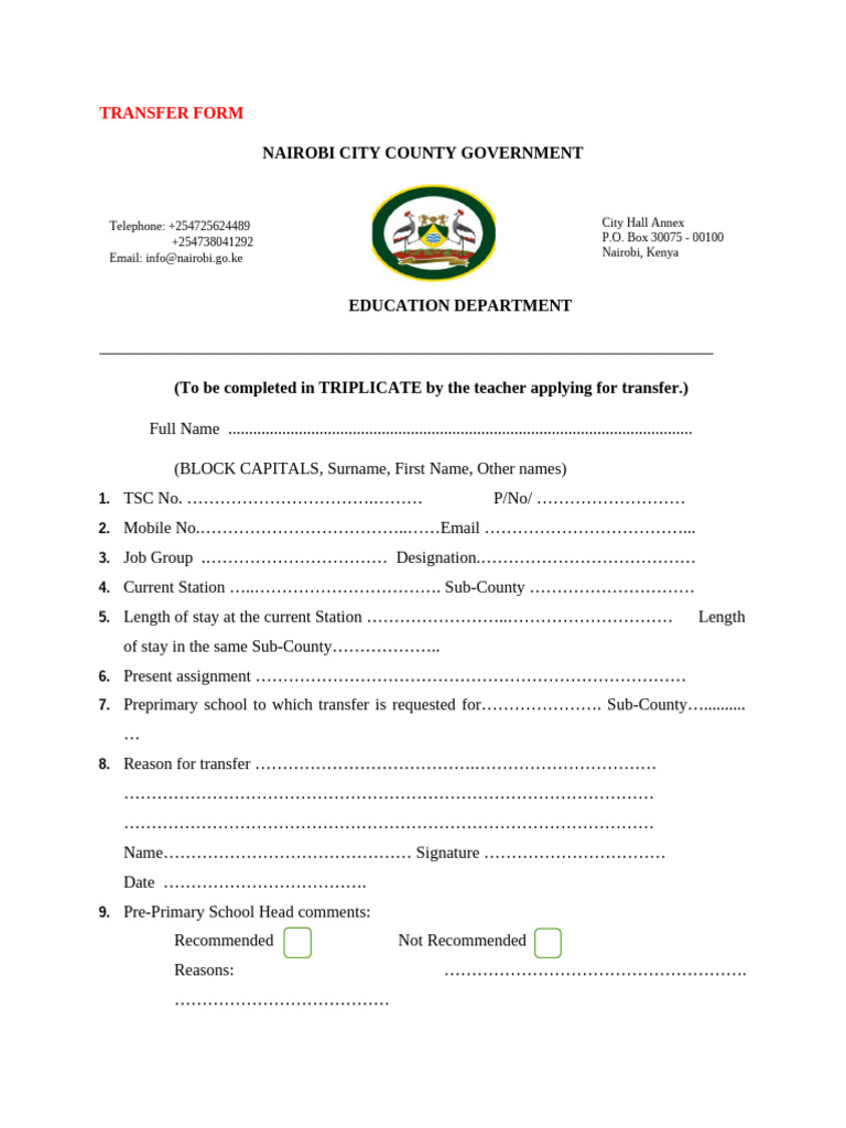Teacher Transfer Application Form | PDF | Chess Theory | Chess
