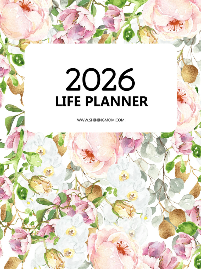 Free Printable 2026 Planner by Shining Mom | PDF