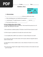 Energy Forms and Conversions Worksheet | PDF | Heat | Energy Technology