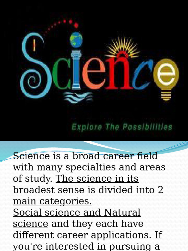 Branches of Science | PDF | Science | Earth Sciences