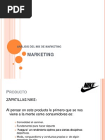 las 4p del marketing en Nike