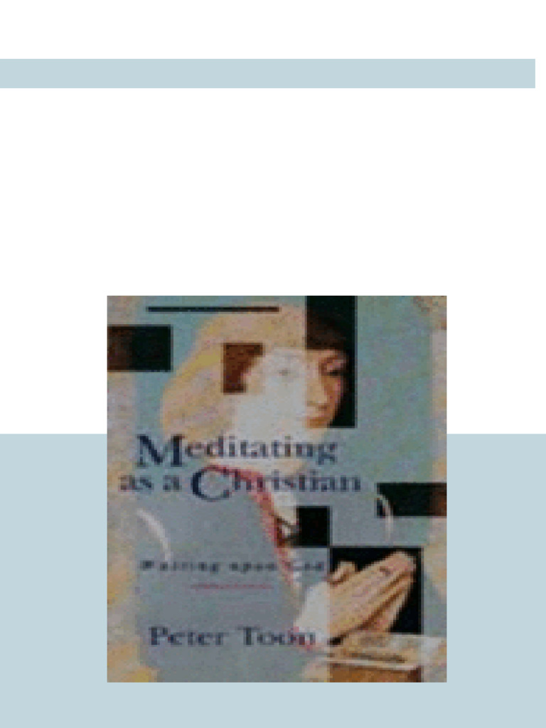 Meditating As A Christian Waiting Upon God | PDF | Scope (Computer Science) | Parameter ...