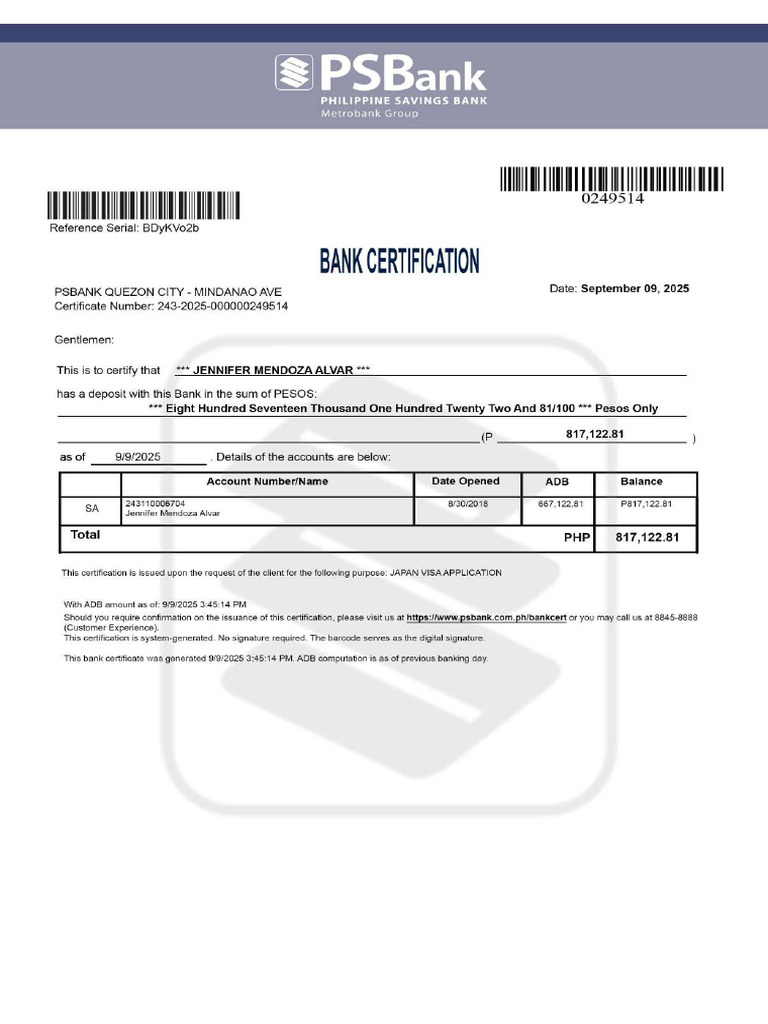 Bs Alvar Jennifer | PDF