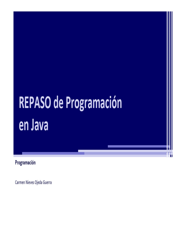Ejercicios PI Repaso | PDF | Java (lenguaje de programación) | Desarrollo de software