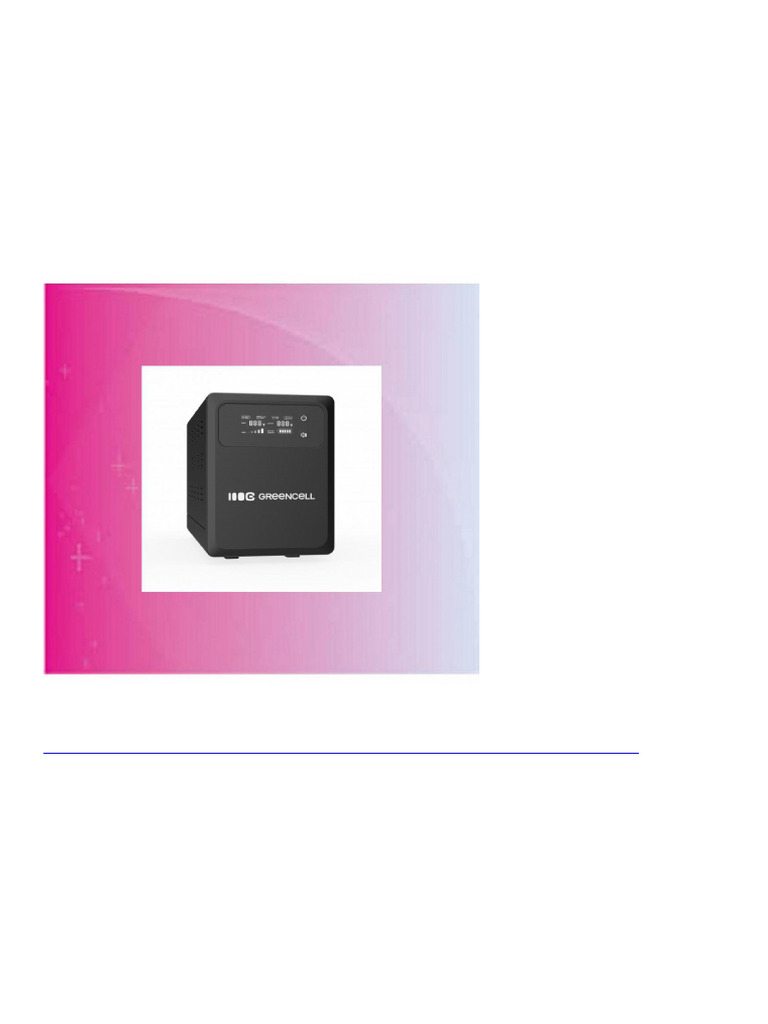 6285 Green Cell UPS 1500VA 1000W PowerCore Emergency Power Supply With ...