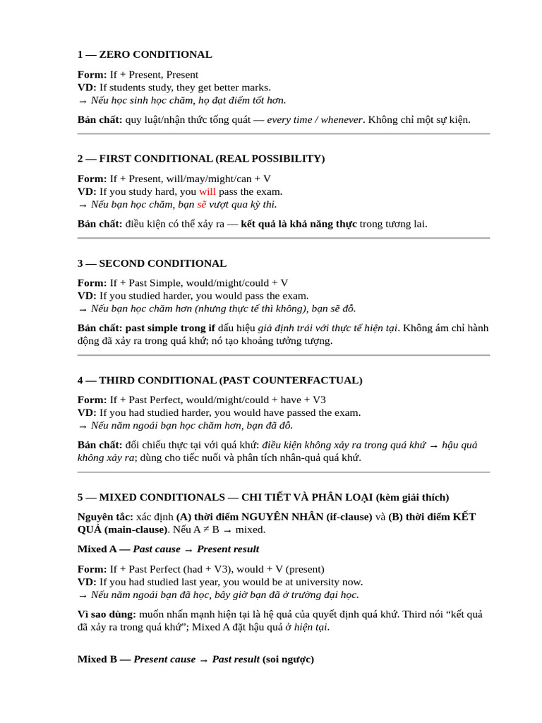 Conditionals 2 | PDF