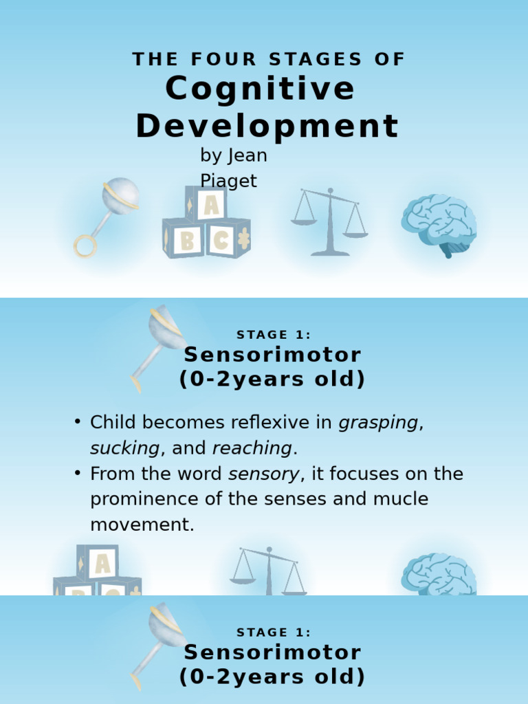 Four Stages of Cognitive Dev Medina | PDF | Behavioural Sciences ...