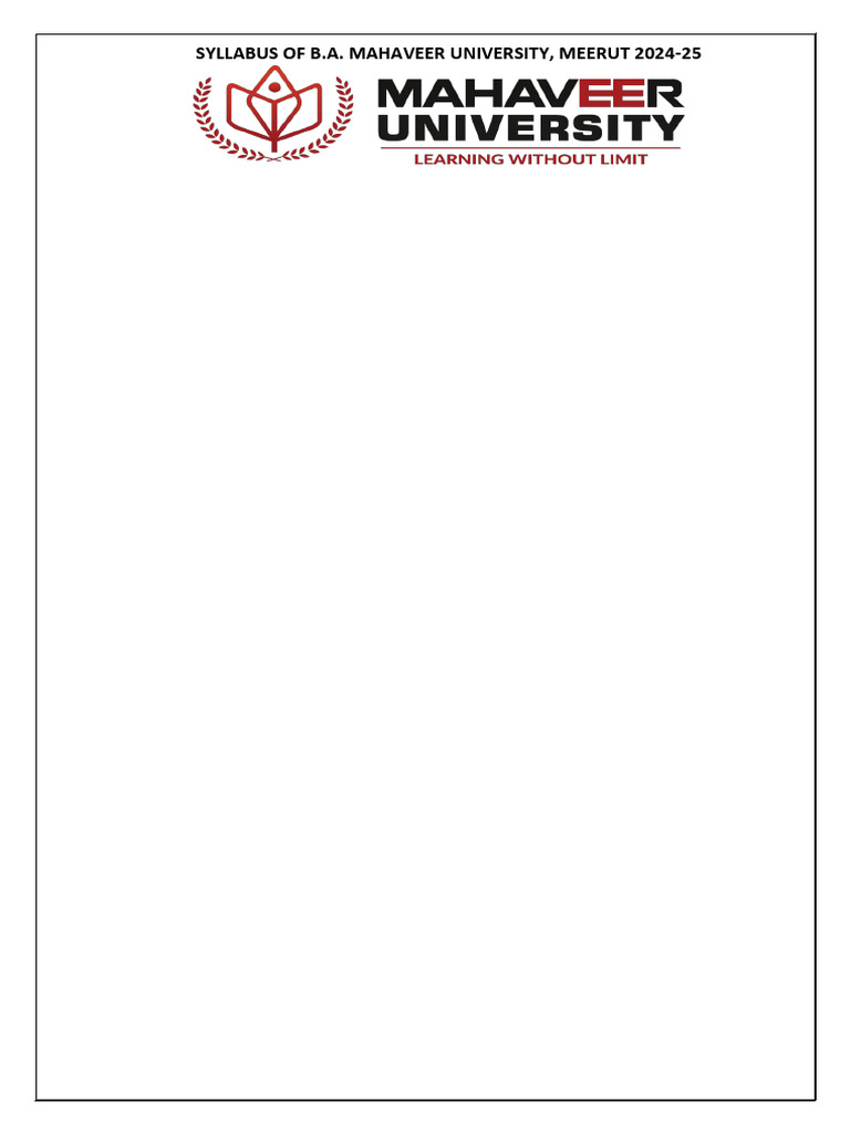 Ba Syllabus Political Science With Iks | PDF | State (Polity ...