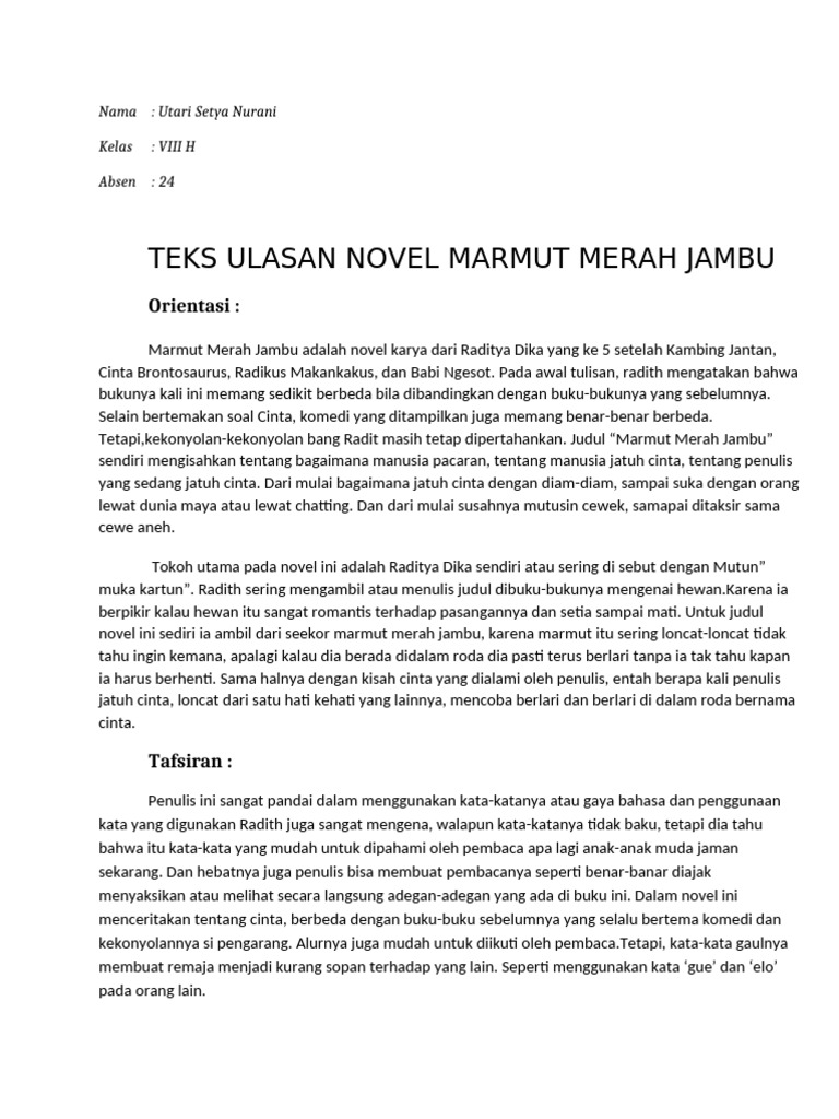 Ulasan Raditya Dika | PDF