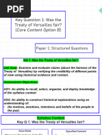 Aims of the Big Three at Versailles | PDF | World War I Reparations ...