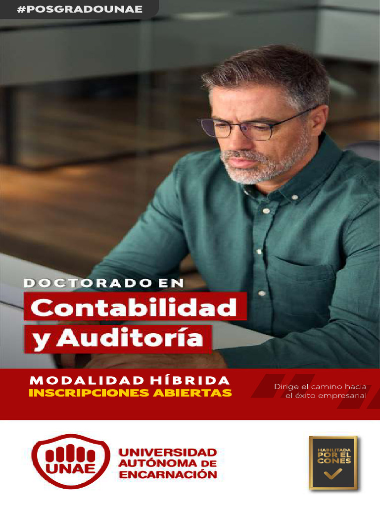 2025 Doctorado en Contabilidad y Auditoria | PDF