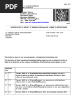 Immigration Bail Notification 201 | PDF | Bail | Crimes