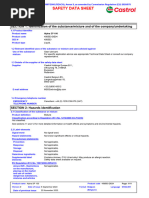 Alpha SP 320 Gear Lubricant SDS | PDF | Personal Protective Equipment | Waste Management