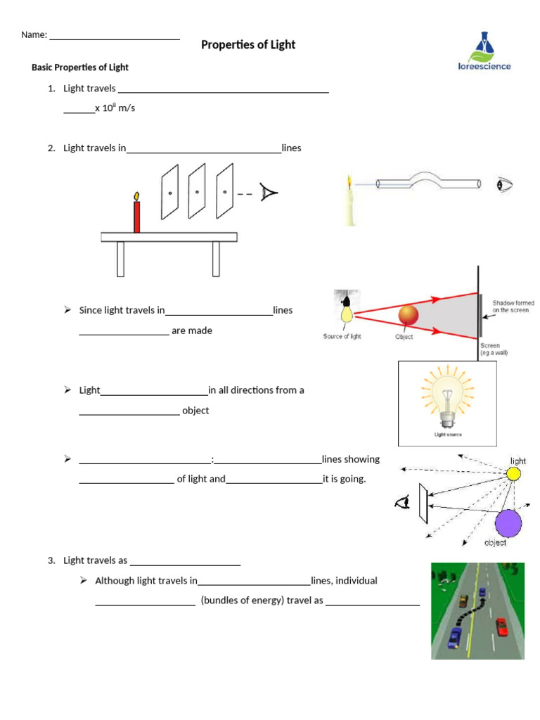 Properties of Light Explained | PDF