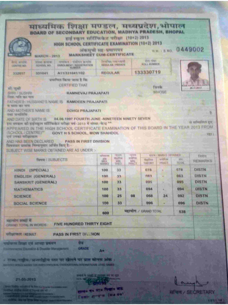 10 Certificate | PDF