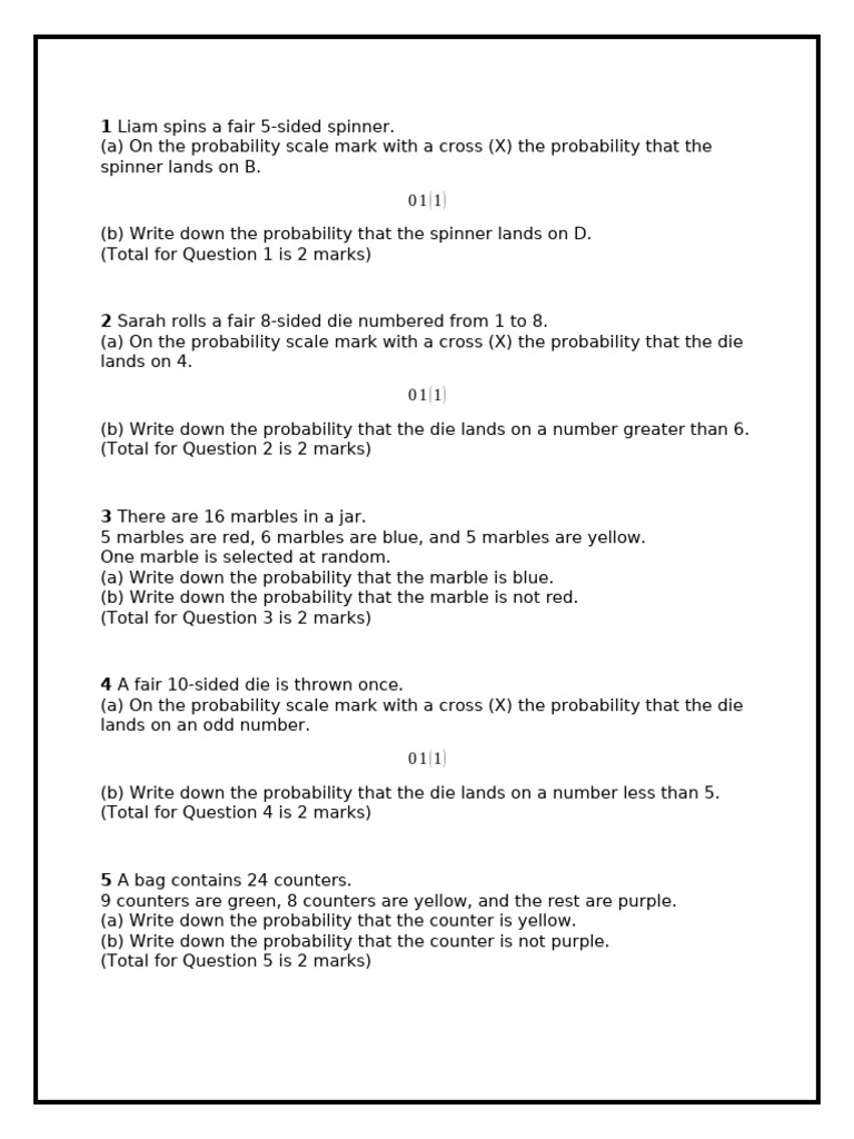 Probability Problems and Solutions | PDF | Chess Theory | Chess